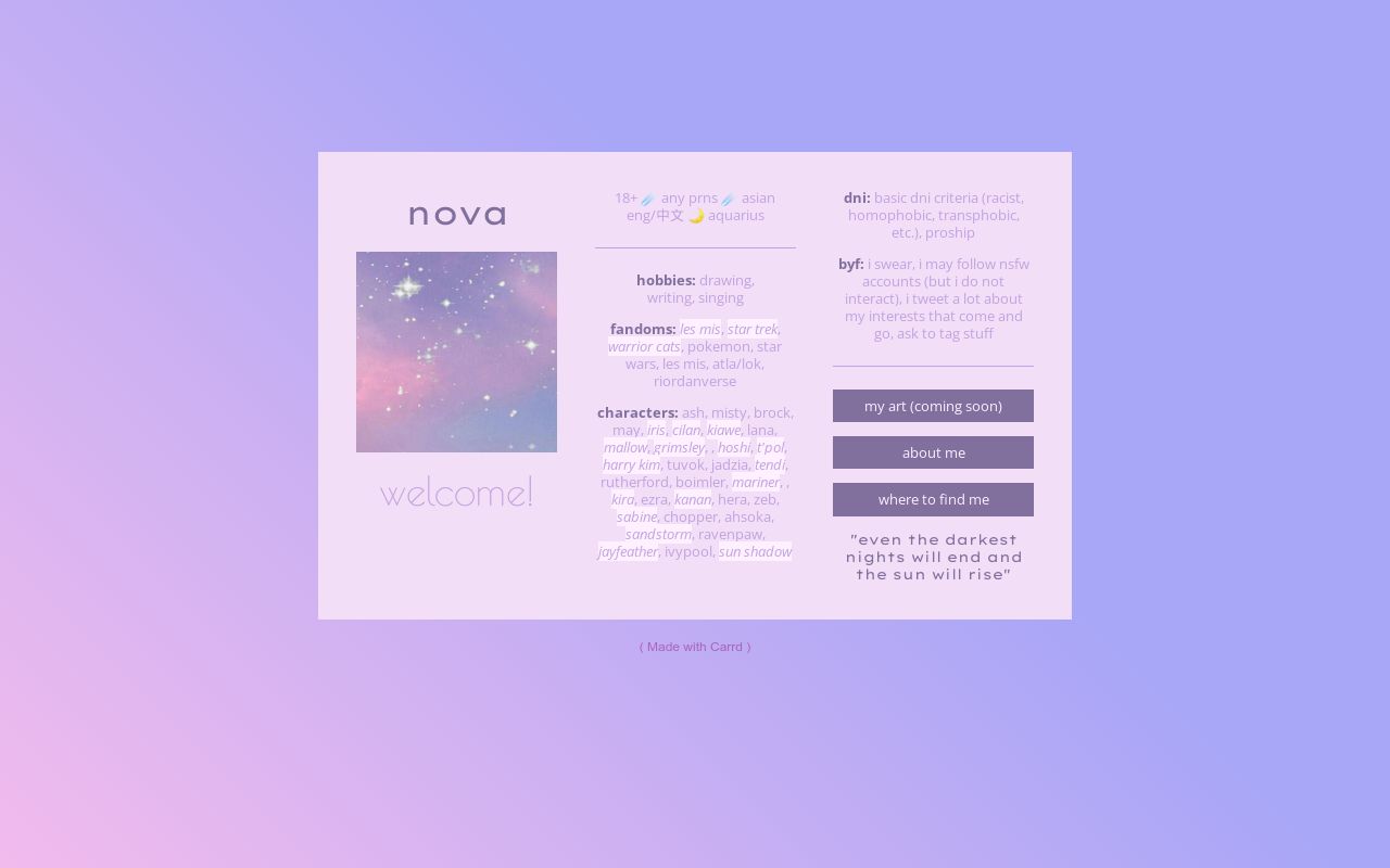 nova's corner